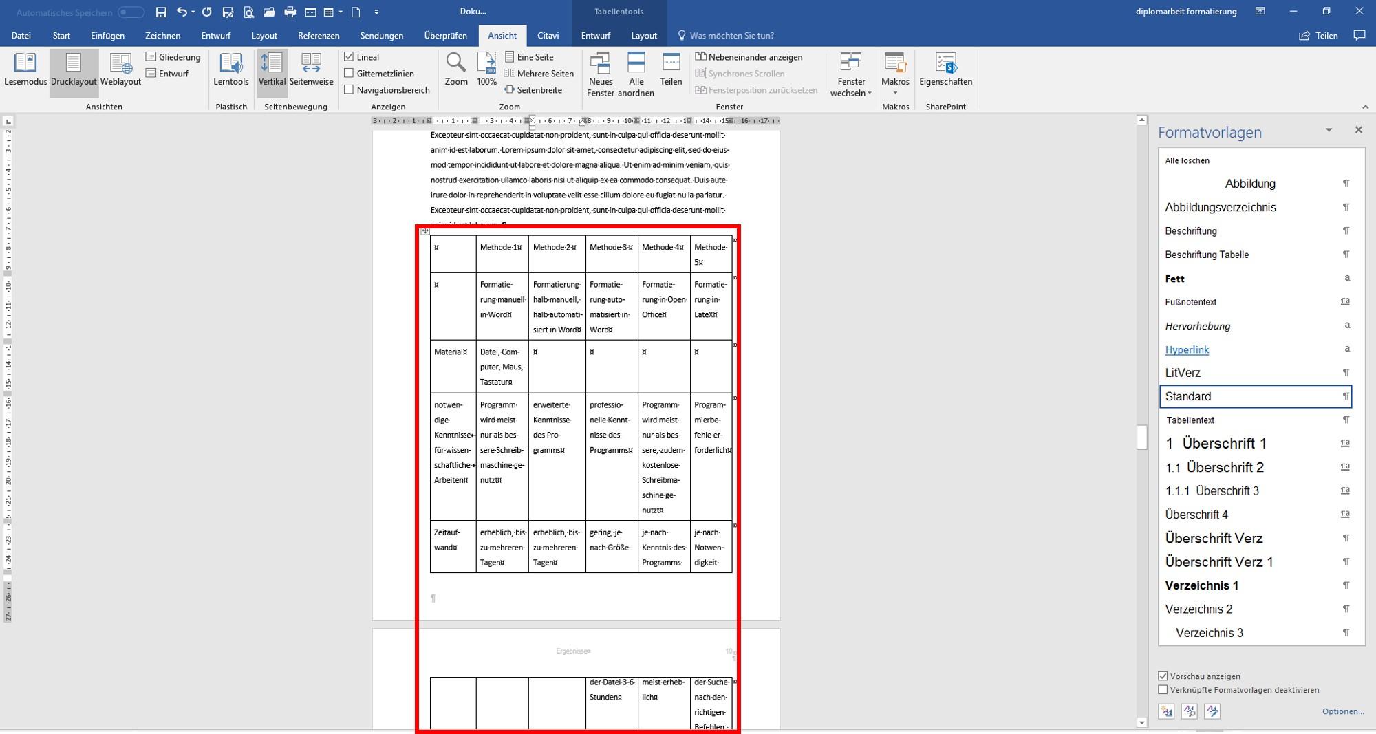 Word Tabelle Erstellen Layoutheo De